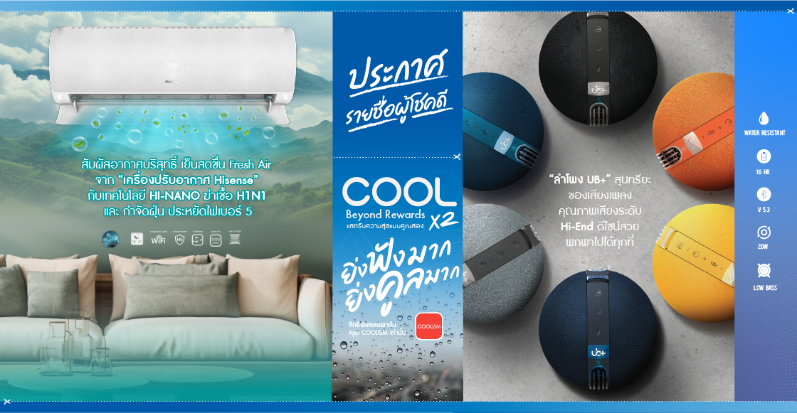 ประกาศรางวัล COOLISM | COOLfahrenheit คูลลิซึ่ม คูลฟาเรนไฮต์ ฟังวิทยุออนไลน์ ฟังเพลงออนไลน์